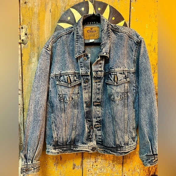 Edwin | Jackets & Coats | Authentic Edwin Brand Vintage Jean Jacket ...